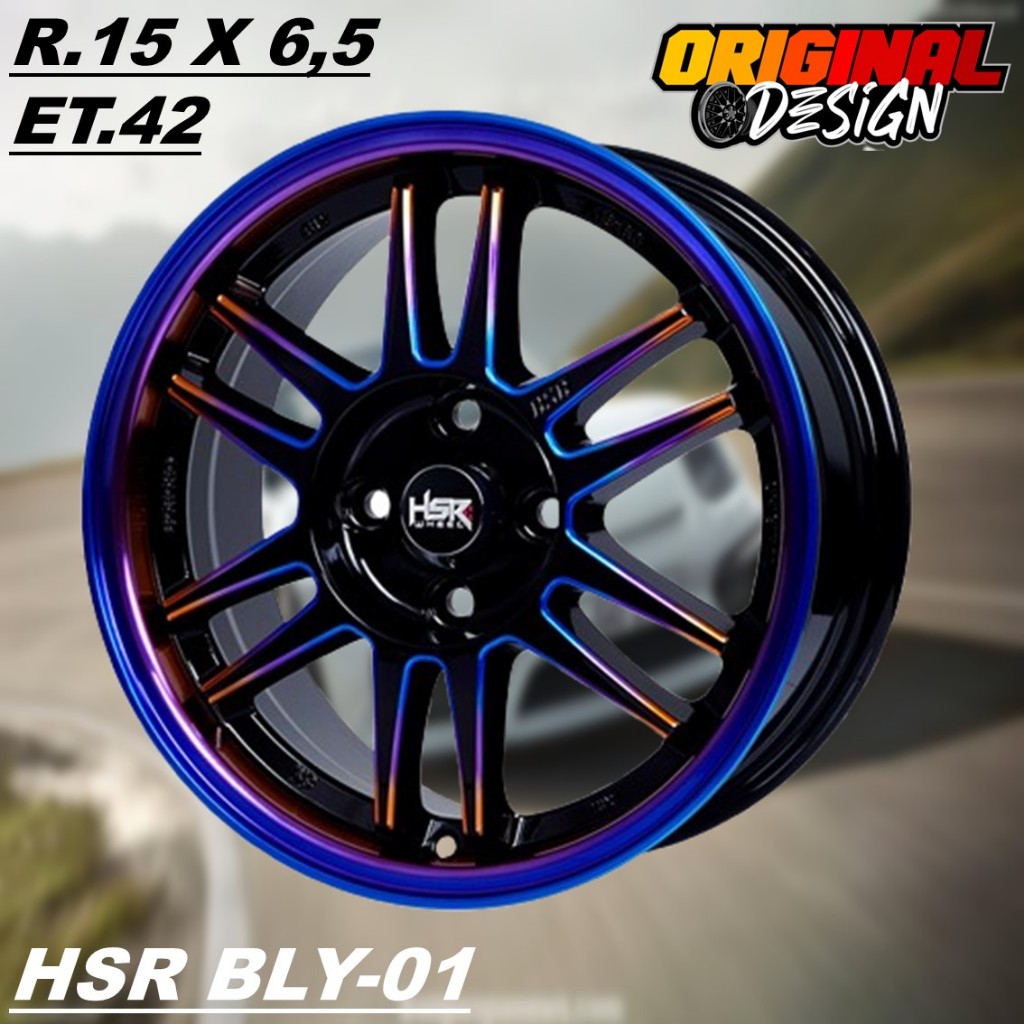 Jual Velg Mobil BRIO , AGYA , CALYA , SIGRA , HSR BOROKO BLY01 RING 15 R15 RAINBOW | Shopee ...