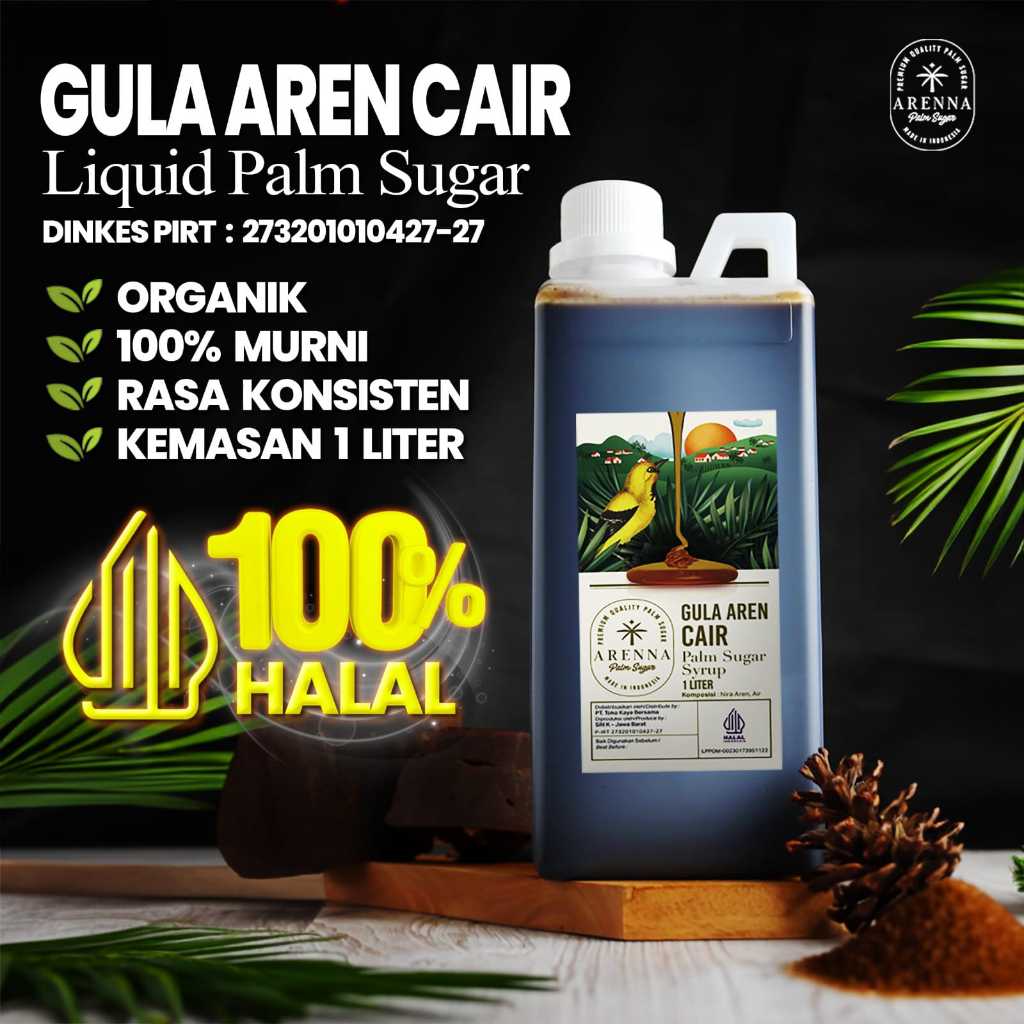 Jual Gula Aren Cair 1 Liter / Liquid Palm Sugar | Shopee Indonesia