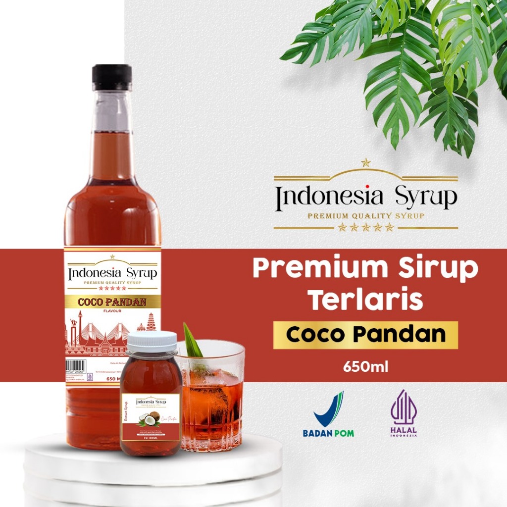 Jual Sirup Premium Rasa Coco Pandan / Cocopandan Minuman Sirop ...