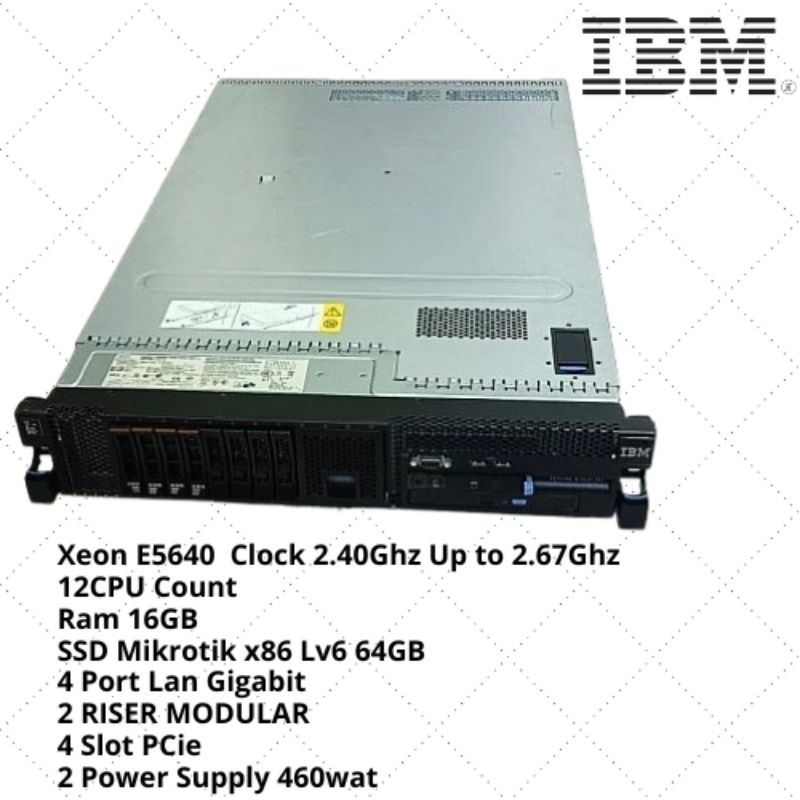 Jual Server Mikrotik x86 IBM System x3650 | Shopee Indonesia