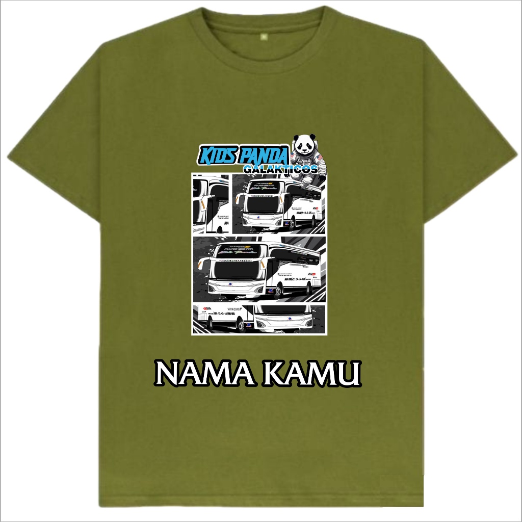 Jual Baju Distro Anak Vector Bus Mania Motif Kids Panda Galakticos Kaos ...