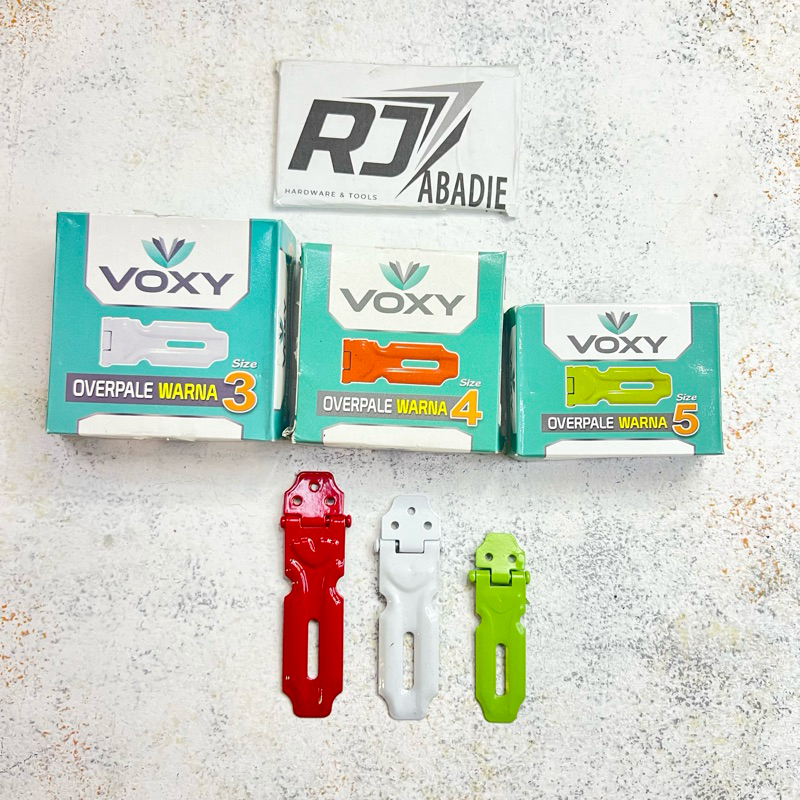 Jual [12PCS] Overpale Overval 3 Warna Cantolan Gembok Pintu Besi VOXY ...