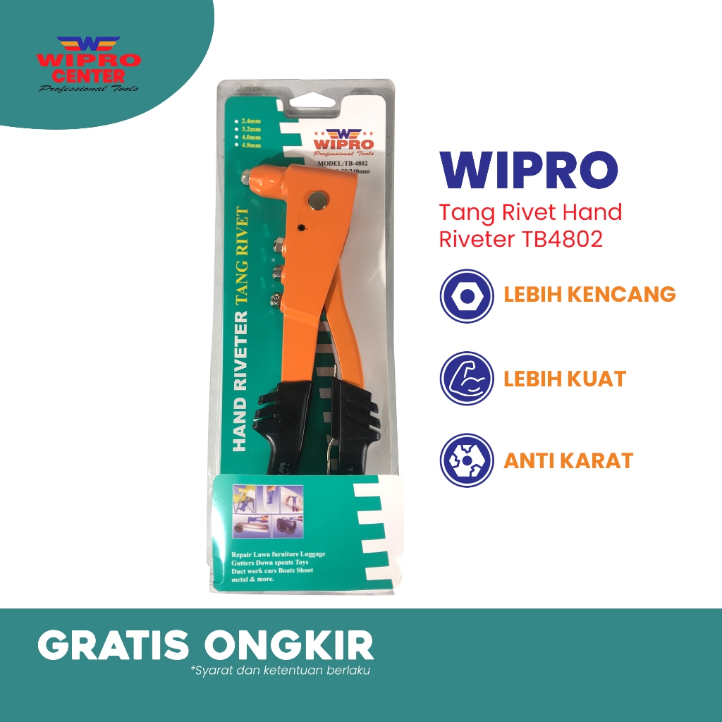 Jual WIPRO Tang Rivet / Hand Riveter TB4802 | Shopee Indonesia