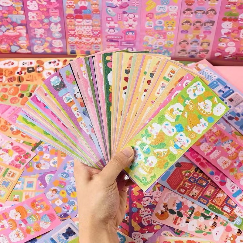 Jual 1 Pack Sleeve Photocard 100 Lembar Stiker Pack DIY Gantungan ...