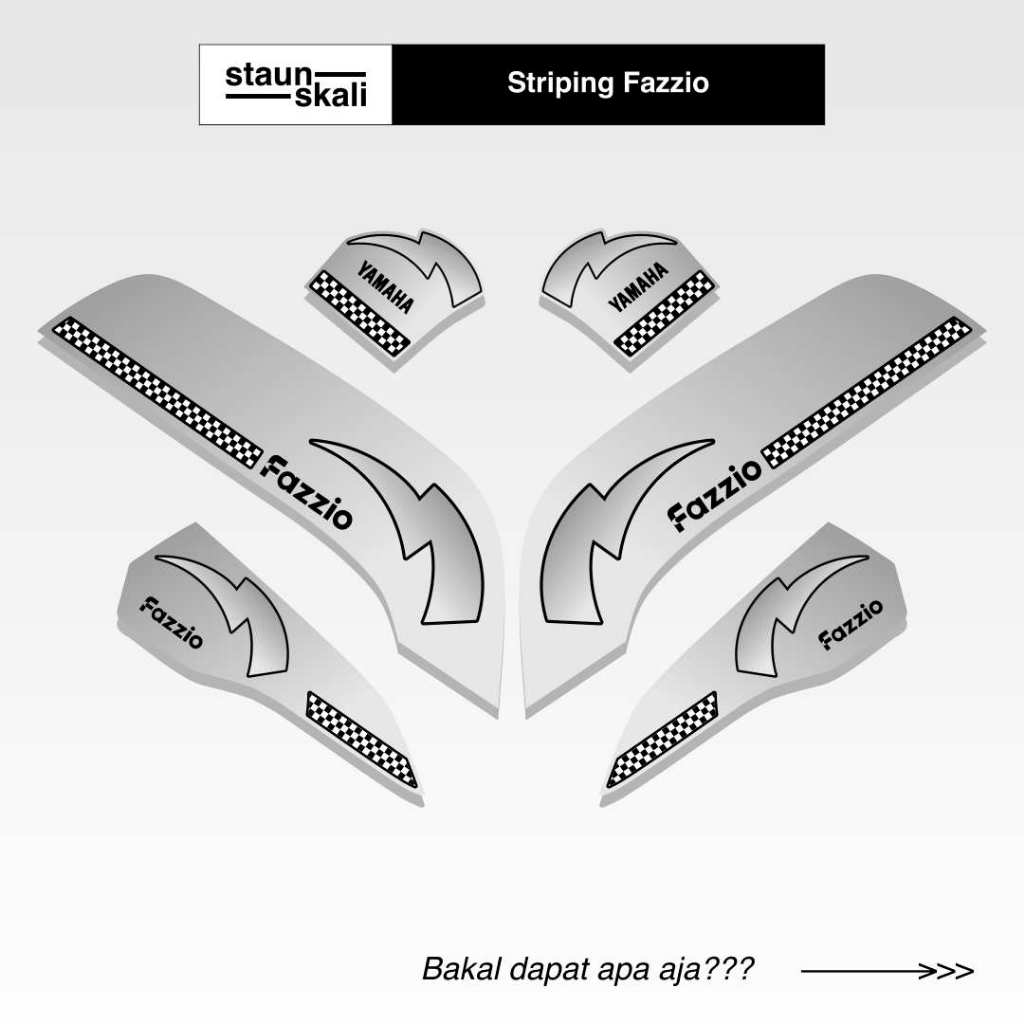 Jual Striping Fazzio Variasi (6) Full Body Custom Original 2022 2023 ...