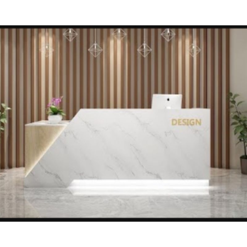 Jual Meja kasir.meja resepsionis.meja teller.meja front office | Shopee ...