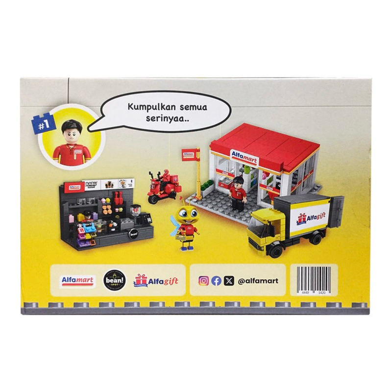 Jual Alfamart Indomaret Bricks Toy Collection Mainan Komplit ORI | Shopee Indonesia