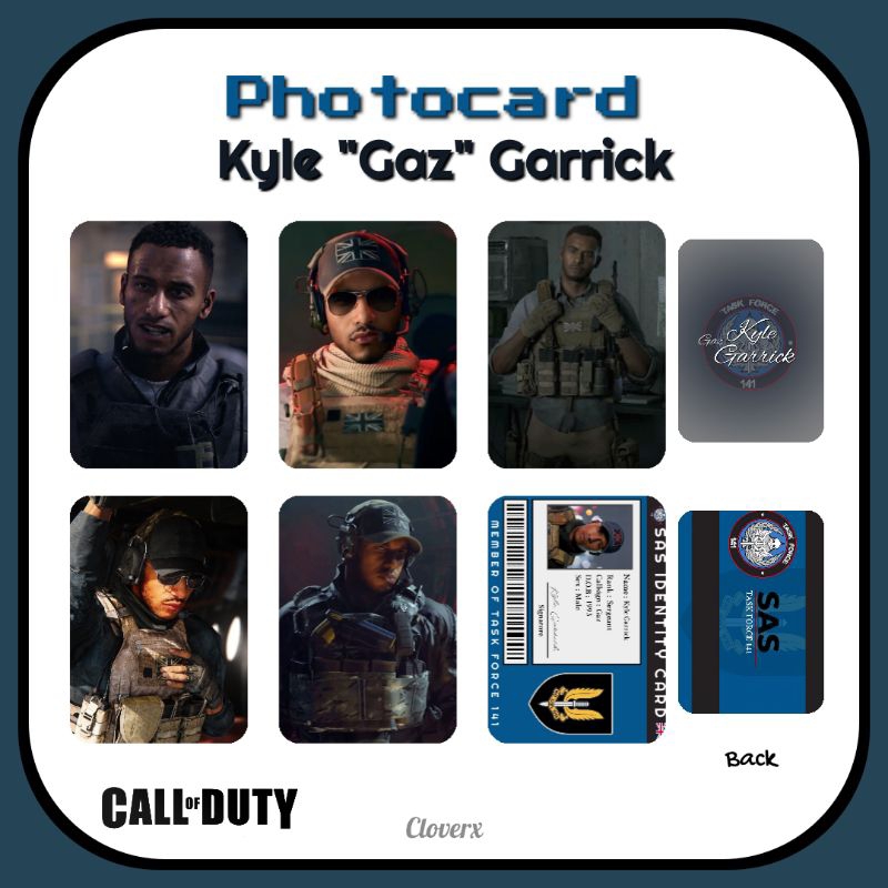 Jual Photocard Kyle "Gaz" Garrick Call Of Duty | Shopee Indonesia