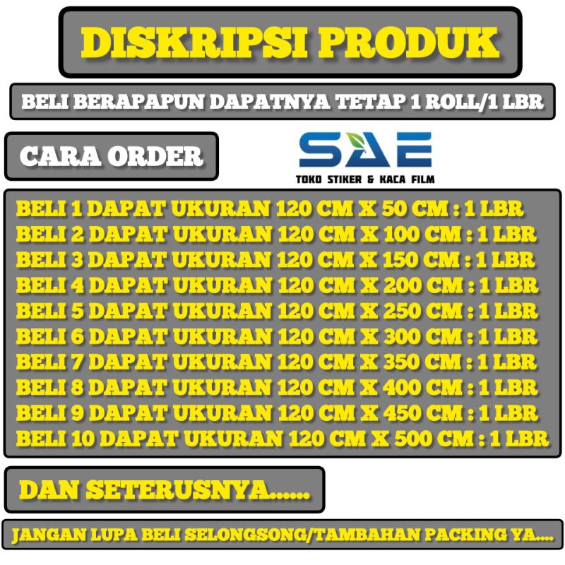 Jual Wallpaper Sticker Pintu Kayu Triplek Pvc Kamar Mandi Meja Lemari ...