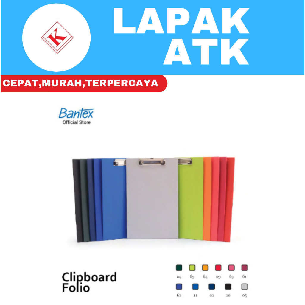 Jual Clipboard Papan Jalan Bantex 4205 Folio / BANTEX F4 4205 xxxx ...