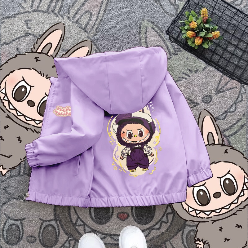 Jual LABUBU-Jaket anak perempuan motif labubu/Jaket Parasut Anak Cewek ...