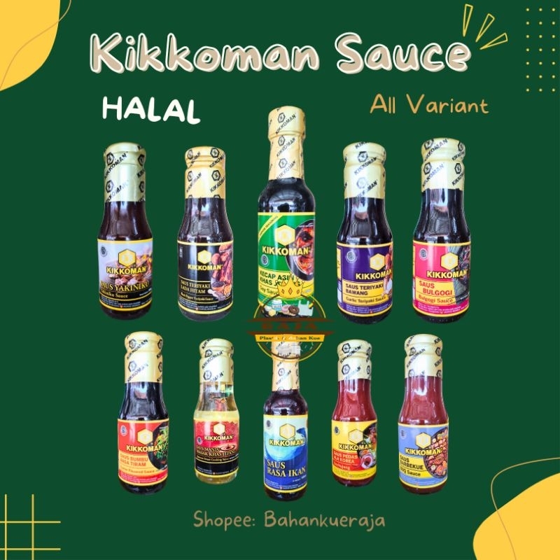 Jual Kikkoman Sauce / Aneka Saus Jepang Korea All Variant HALAL ...