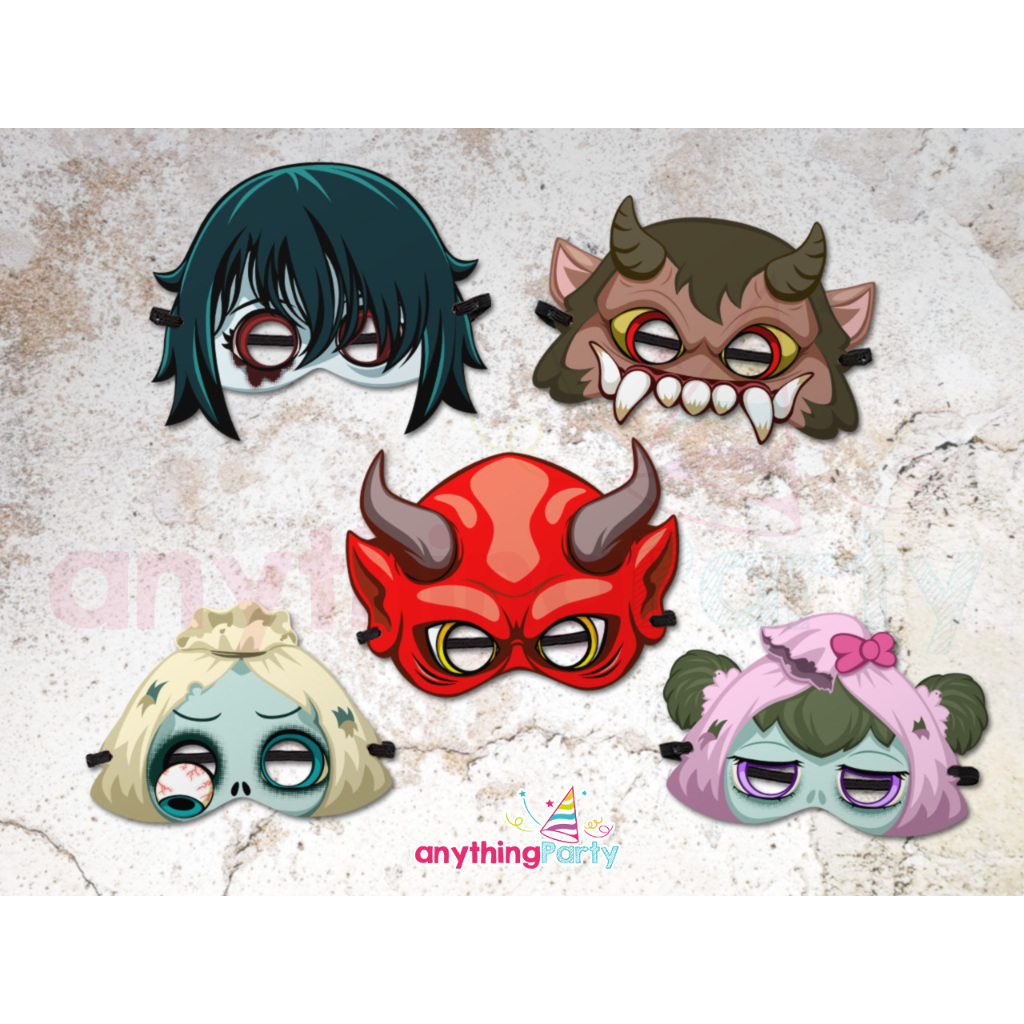 Jual Topeng Halloween / Hantu Indonesia / Halloween Party Mask - Horror ...