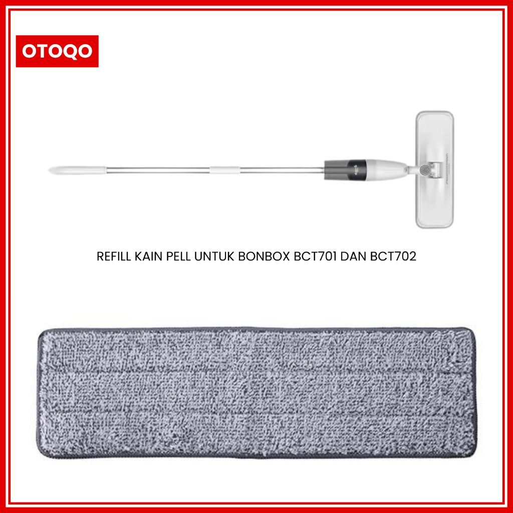 Jual BONBOX Refill Kain Pel Datar Flat Mop Microfiber Pearl Cotton Daya ...