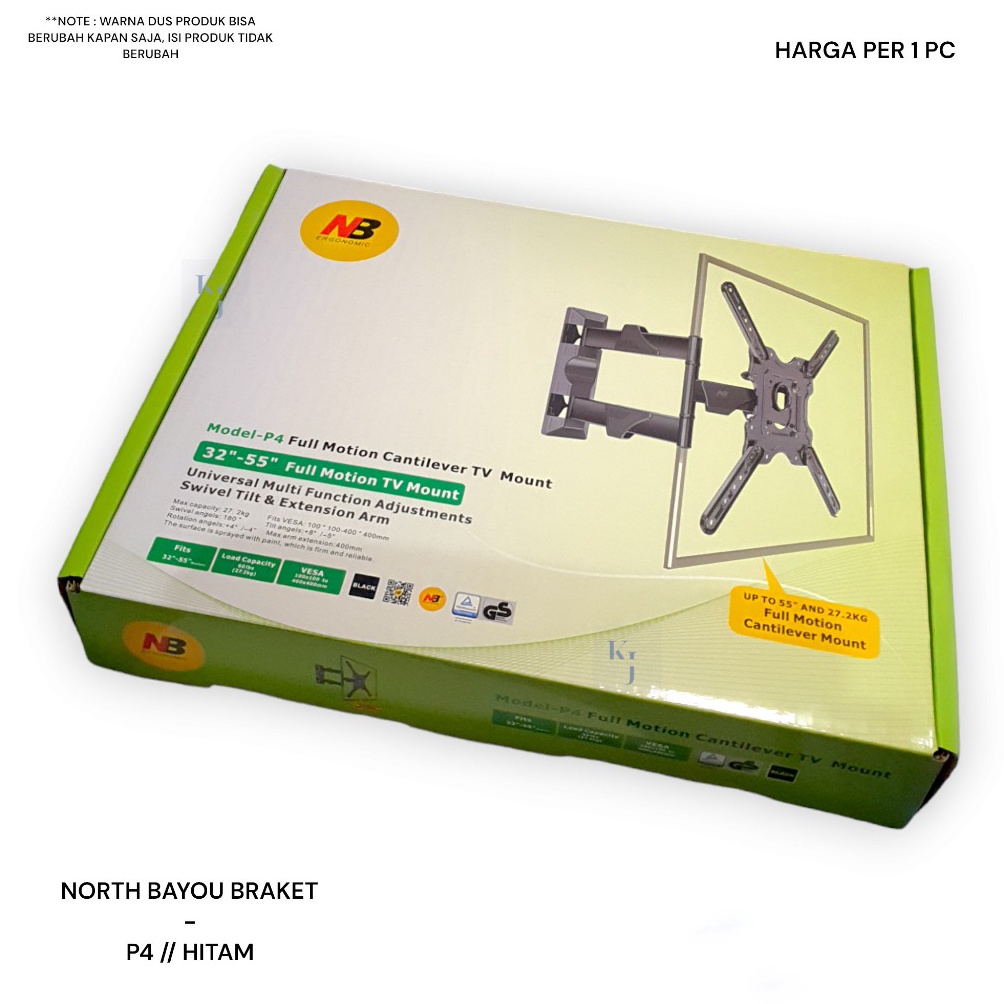 Jual ART J6X9 Bracket LED LCD TV NORTH BAYOU NB P4 NBP4 32 4 4349 5 55 ...