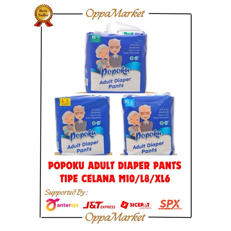 Jual POPOKU ADULT DIAPER POPOK DEWASA TIPE CELANA M10/L8/XL6 | Shopee ... Jual POPOKU ADULT DIAPER POPOK DEWASA TIPE CELANA M10/L8/XL6 | Shopee ...