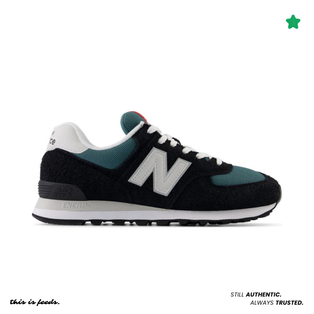 Jual New Balance 574 'Black Grey Matter' (U574MGH) | Shopee Indonesia