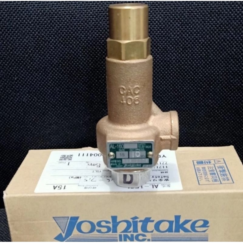 Jual SAFETY VALVE DRAT KUNINGAN/BRONZE TYPE AL150 (½") 15A | Shopee ...