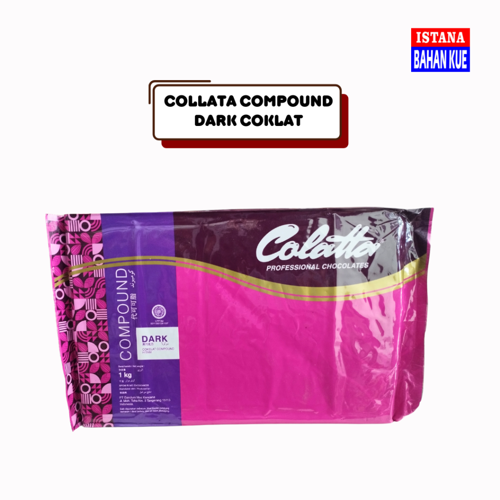 Jual COLLATA coklat blok dark & white 1kg | Shopee Indonesia