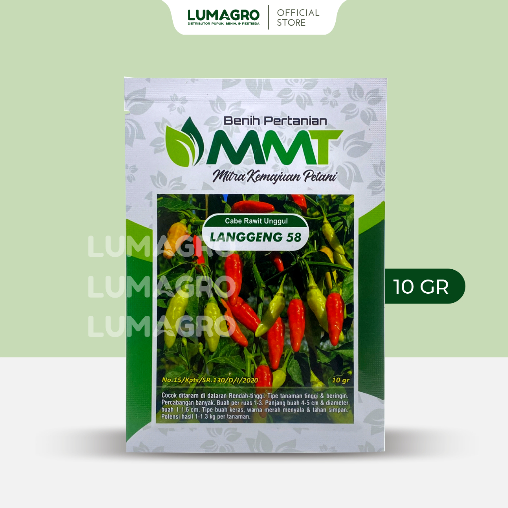 Jual Benih Cabai Rawit Langgeng 58 10gr Bibit Cabe Unggul Tipe Ori MMT ...