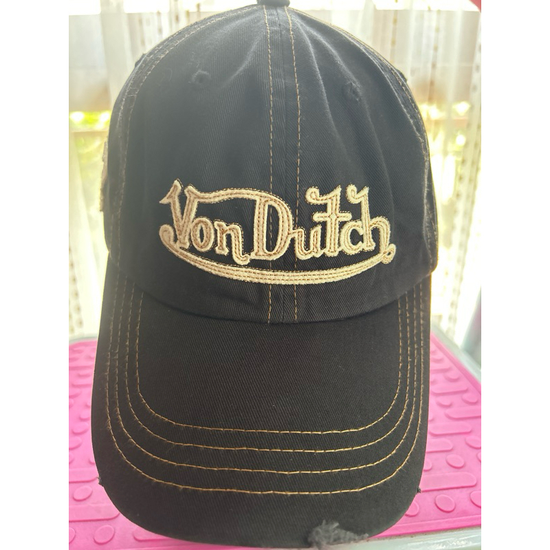 Jual Topi sekon model Cap Ripped Von Dutch warna Biru Navy | Shopee ...