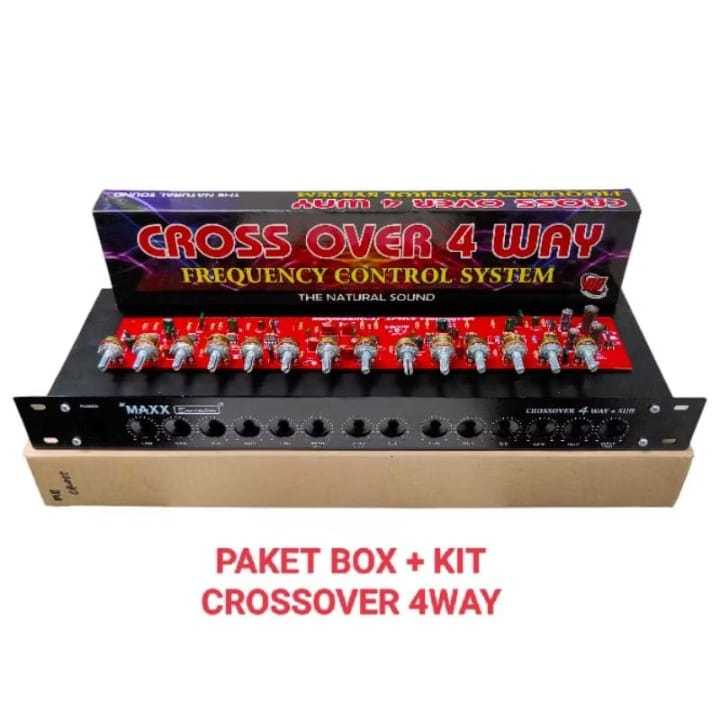Jual Paket Kit + Box Cross Over Aktif 4 WAY Subwoofer Crossover | Shopee Indonesia