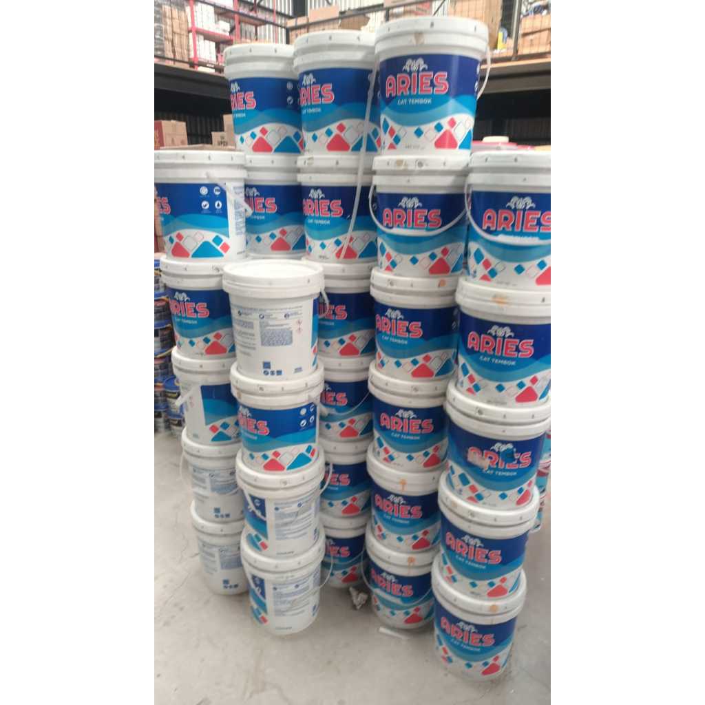 Jual Cat Tembok Aries Putih (20 Kg) | Shopee Indonesia