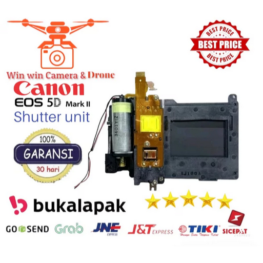 Jual Shutter Unit dengan Blade Tirai Driver untuk Canon 5D Mark II 5D2 5DII | Shopee Indonesia