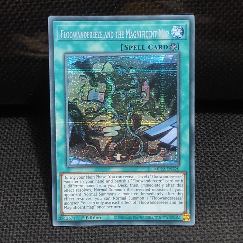 Jual Kartu Yugioh Floowandereeze And The Magnificent Map Secret Rare MP22 NM | Shopee Indonesia