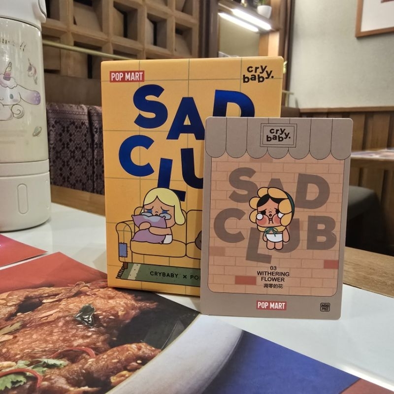 Jual Pop Mart X Cry Baby Sad Club 03 Whitering Flower | Shopee Indonesia