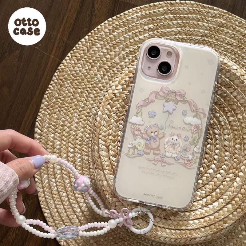 Jual ottocase | cute coquette phone case with charm for iphone 13 14 15 16 pro max promax ...