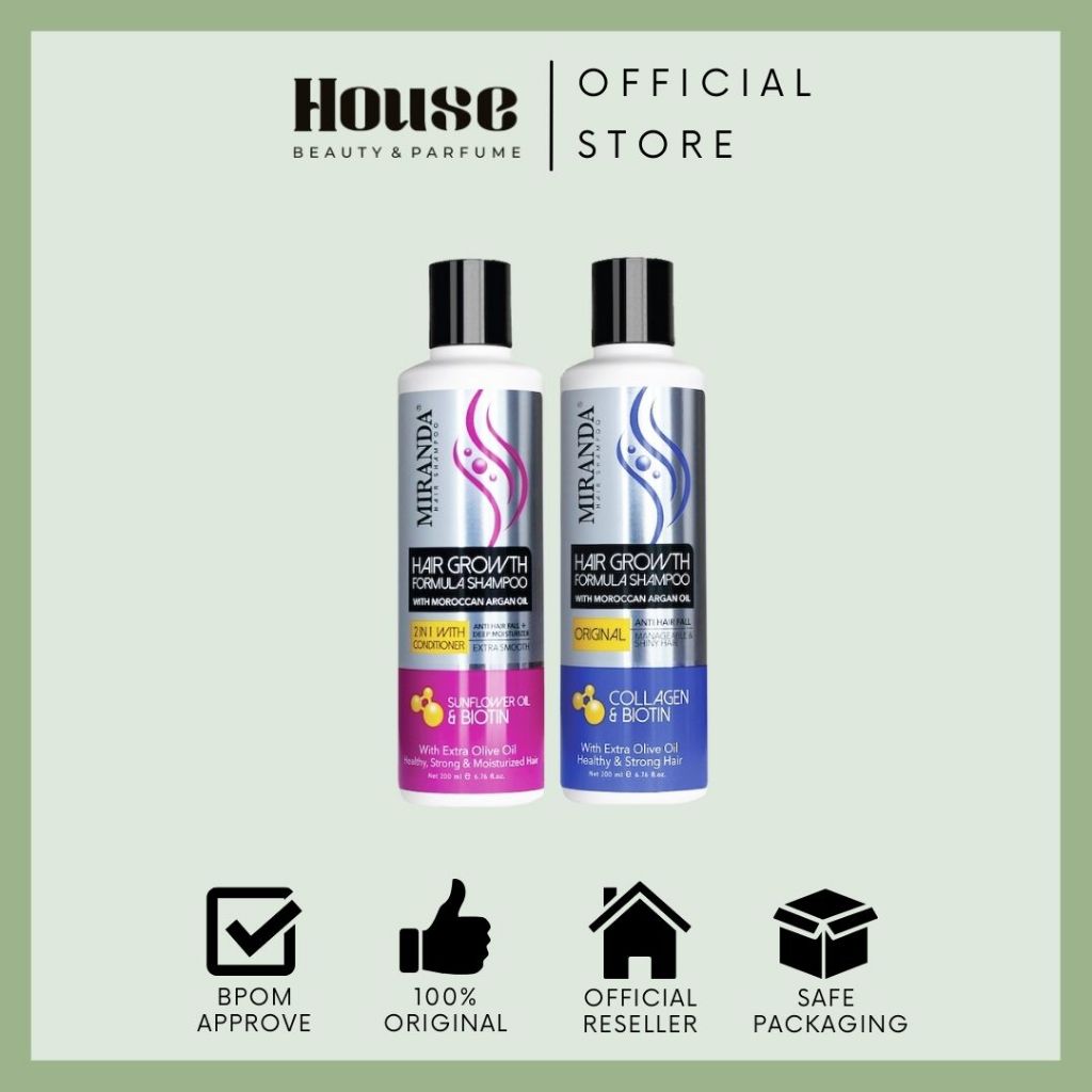Jual MIRANDA HAIR GROWTH Formula Shampoo | Shopee Indonesia