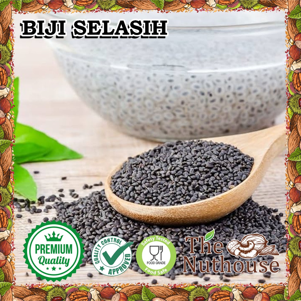 Jual 100gr Biji Selasih / Basil Seeds [Premium] | Shopee Indonesia