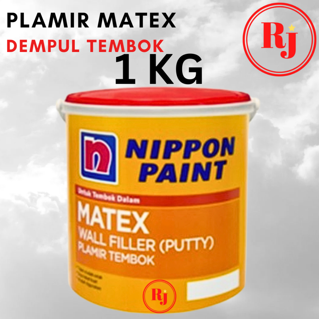 Jual PLAMIR/DEMPUL DINDING/TEMBOK MATEX PUTTY NIPPON PAINT 1 KG | Shopee Indonesia