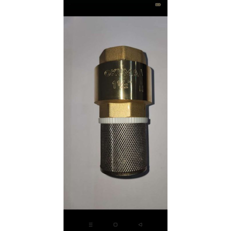 Jual FOOT VALVE/ SARINGAN TUSEN KLEP KUNINGAN DRAT 2" INCH / TUZEN KLEP ...