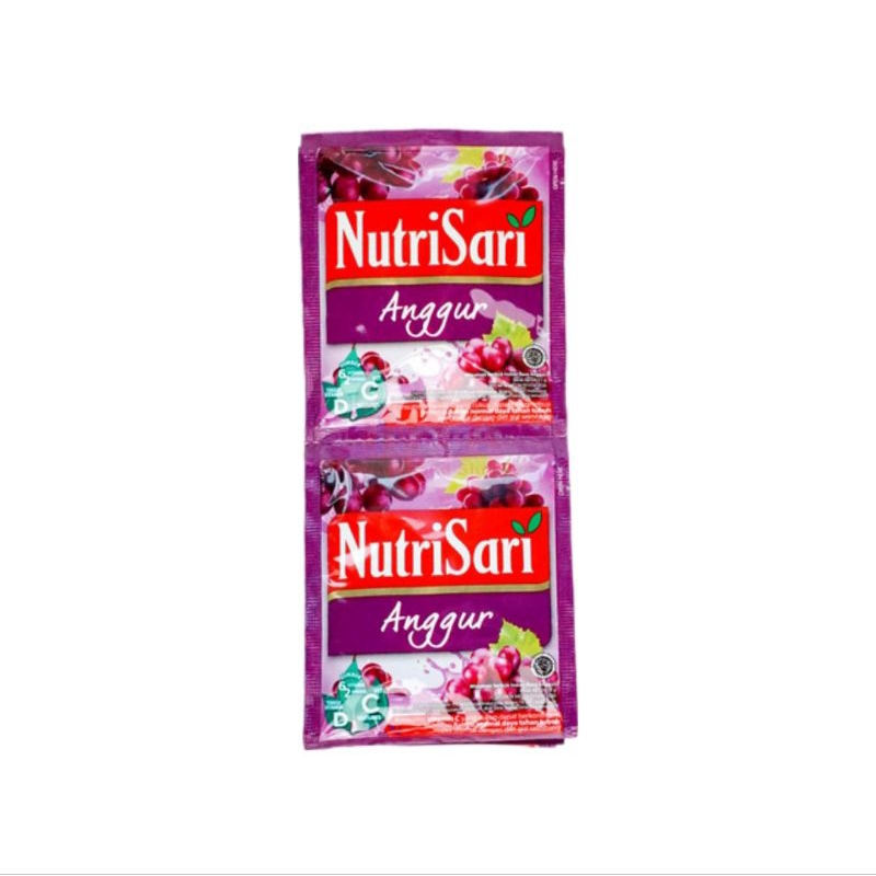 Jual NutriSari Anggur Powder - Minuman Serbuk Instan (1 Renceng/10 ...