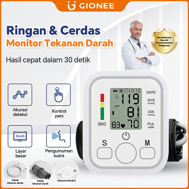 Jual 【Penggunaan di rumah】Sfigmomanometer portabelPengukuran otomatis ...
