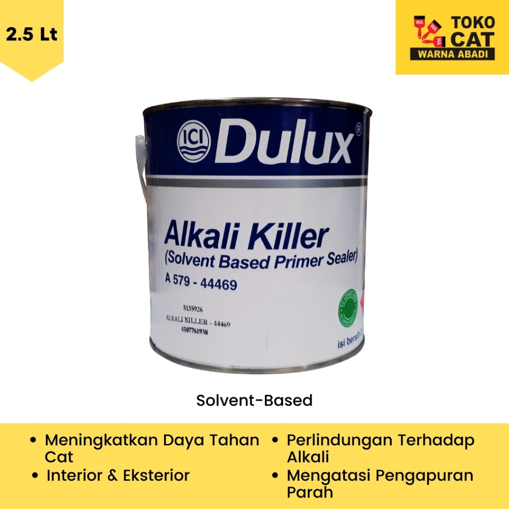 Jual Cat Dasar Dulux Alkali Killer 2.5 Liter | Shopee Indonesia