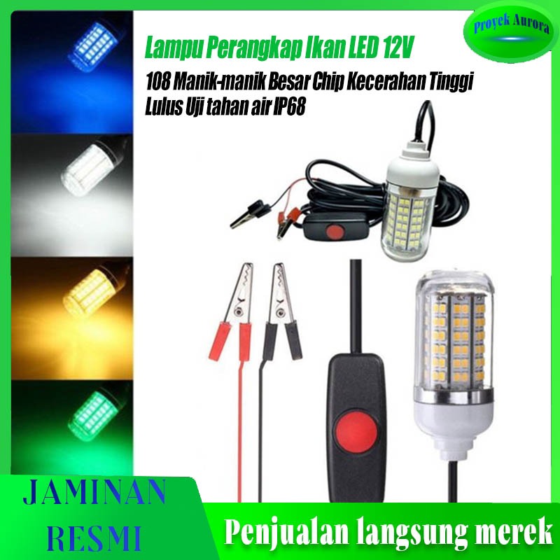Jual [Flash Sale!!!]Lampu bawah air Persediaan Menarik Ikan Lampu LED ...