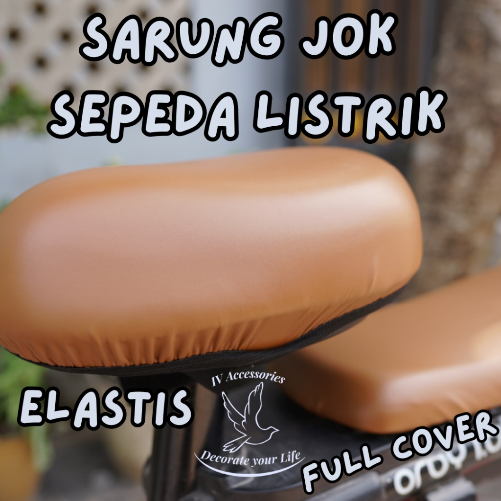 Jual Sarung Jok Sepeda Listrik cover jok sepeda listrik Waterproof Anti ...