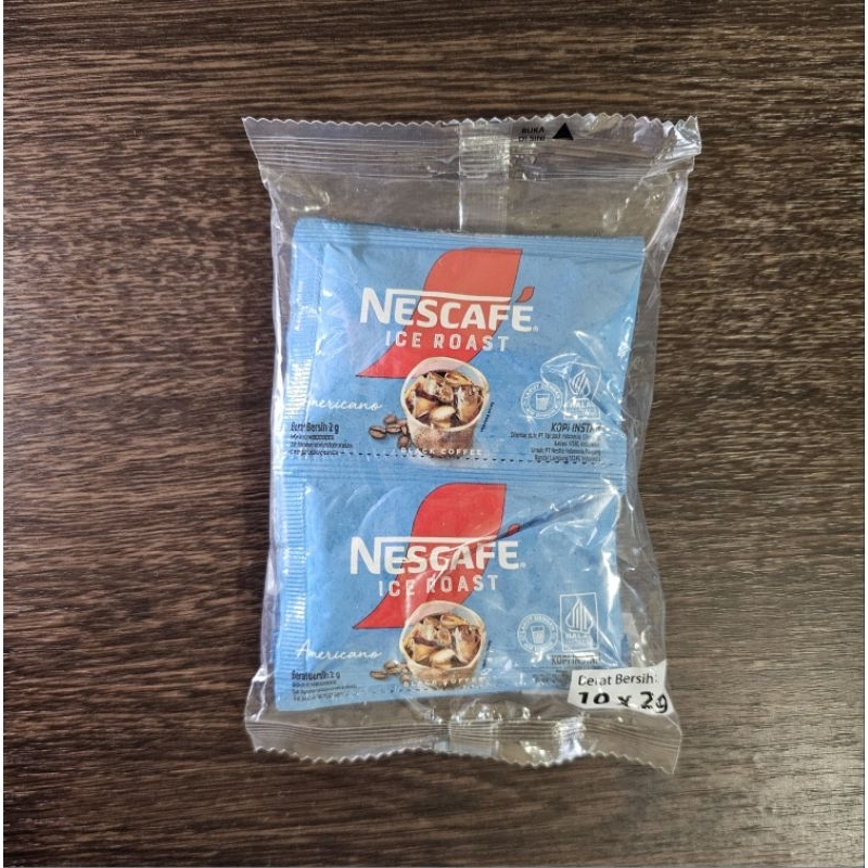 Jual Nescafe Ice Roast Americano Kopi Instan isi 10 Sachet x 2g ...