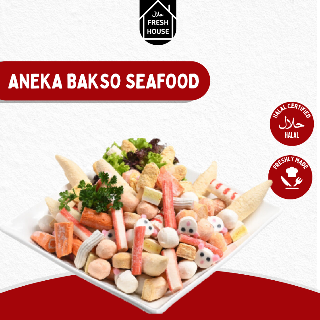 Jual ANEKA BAKSO SEAFOOD FROZEN BERAT 1KG | Shopee Indonesia