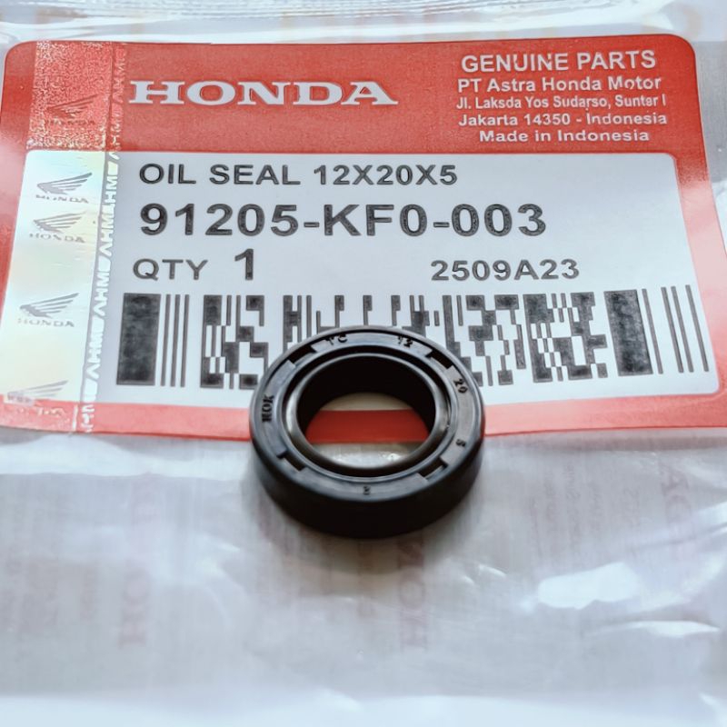 Jual 91205-KF0-003 SEAL SIL AS WATER PUMP WATERPAM 12x20x5 CB150R ...