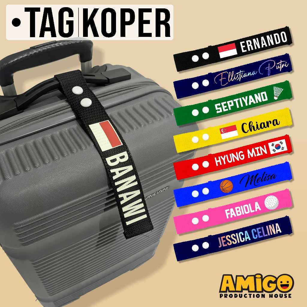 Jual Penanda Koper Tag Label Koper Gantungan Umroh Naik Haji Travelling ...