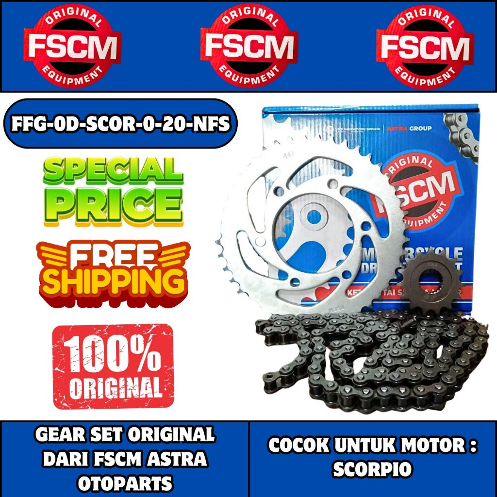 Jual Gir Set , Gear Set Motor Yamaha Scorpio , Scorpio Z FSCM ORI 1 SET ...