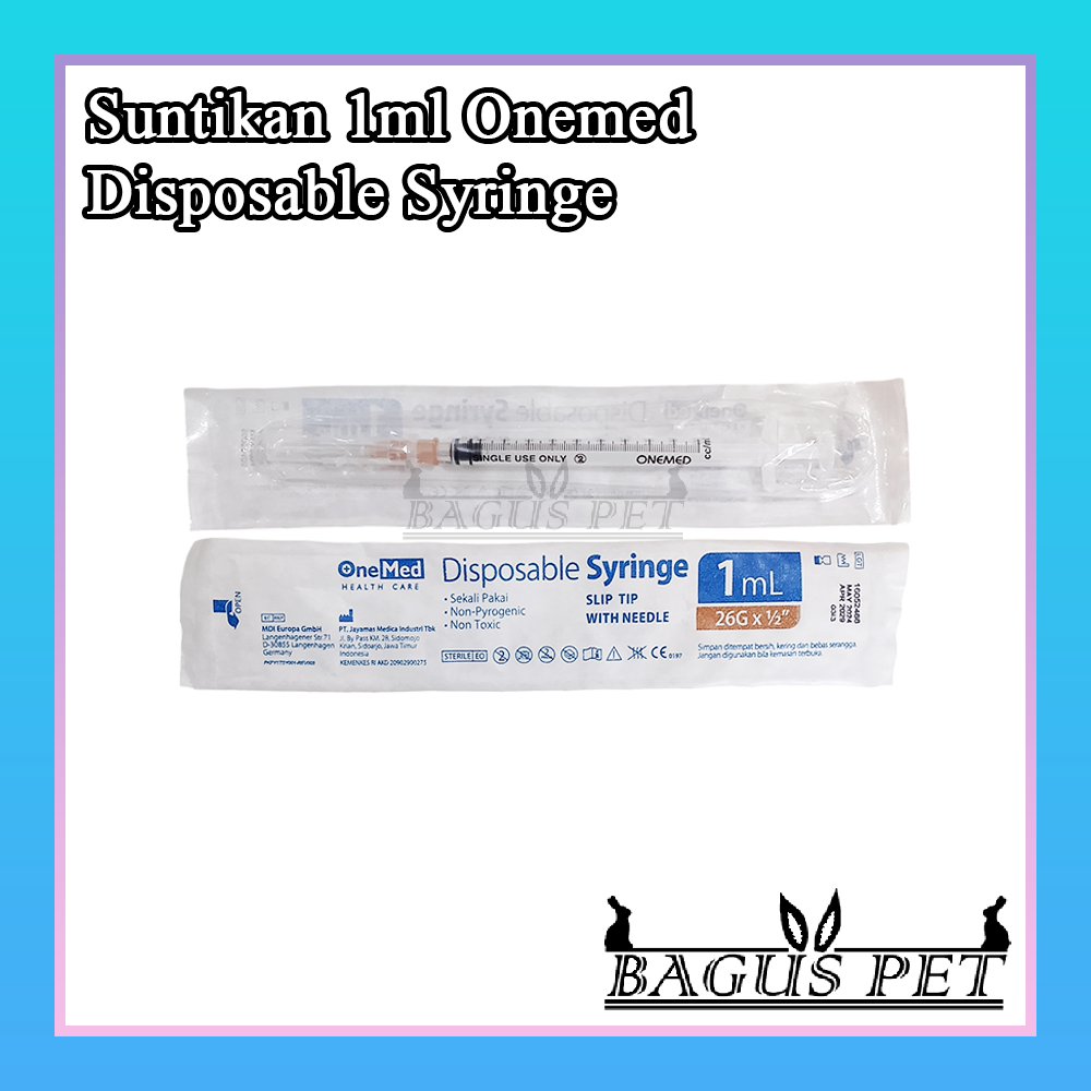 Jual SUNTIKAN spuit SPET HEWAN Disposable Syringe 1cc 1 cc 1ml 1 ml | Shopee Indonesia