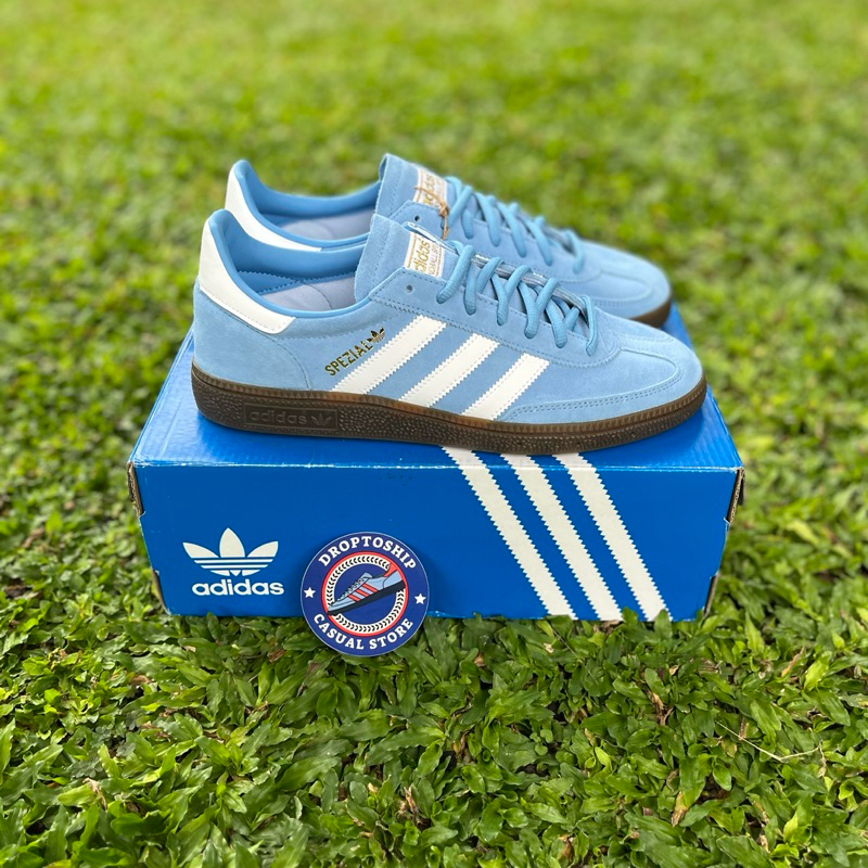 Jual ADIDAS HANDBALL SPEZIAL ICE BLUE / LIGHT BLUE ORIGINAL 100% ...