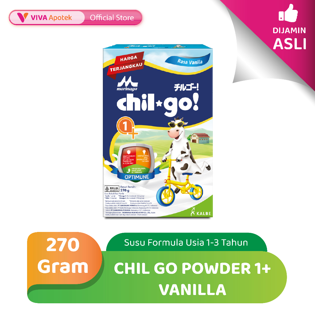 Jual Chil Go Powder 1+ Vanilla Susu Formula Usia 1-3 Tahun (270 Gram ...