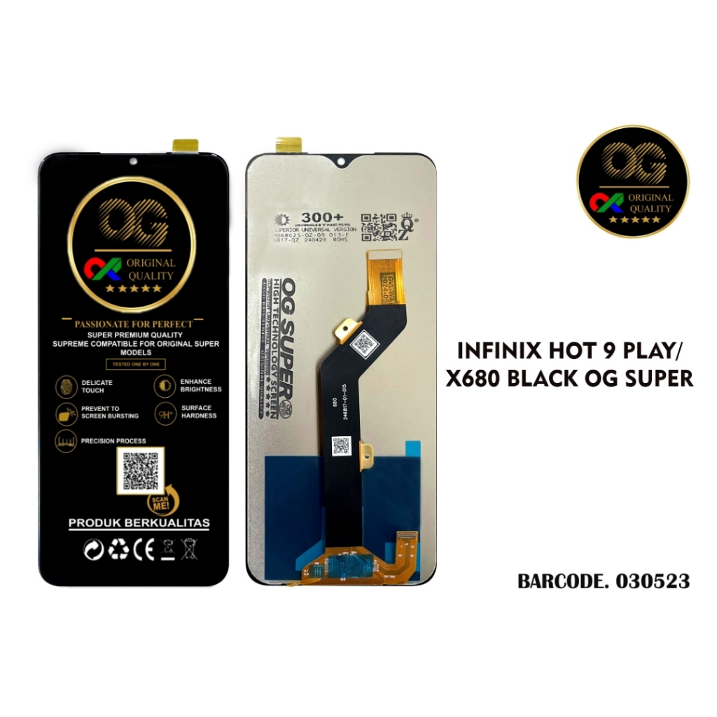 Jual ( OG SUPER ) LCD INFINIX HOT 9 PLAY / X680 FULLSET | Shopee Indonesia