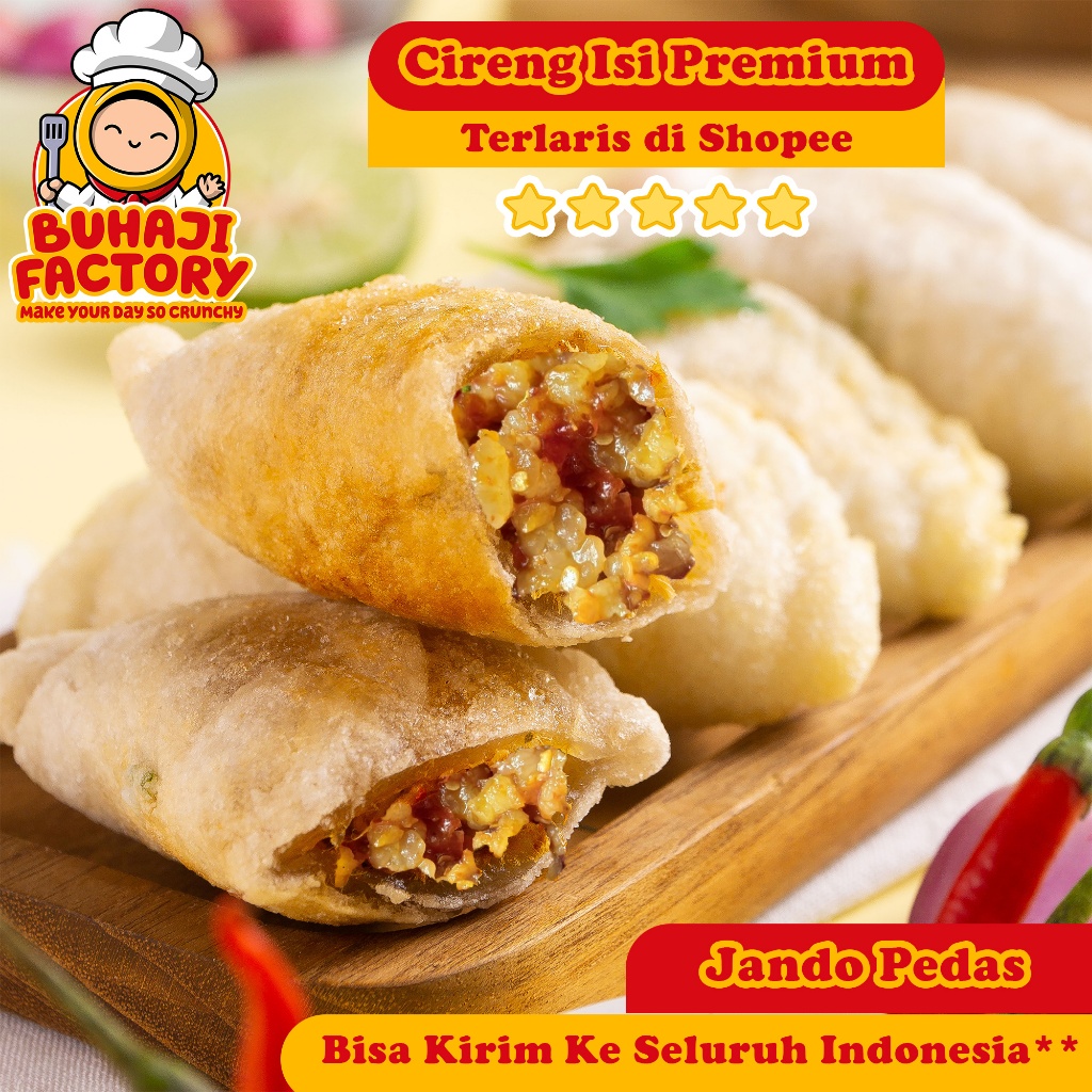 Jual Cireng Isi Jando Lemak Sapi Pedas Frozen Food Oleh Oleh Khas ...